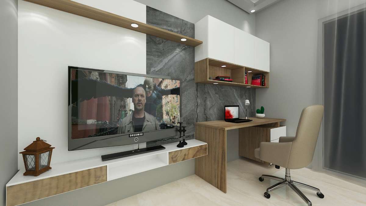 Study Table With Tv Unit 3D Model, 46% OFF