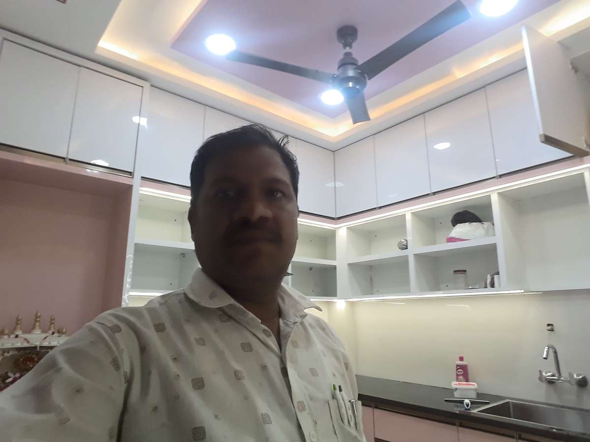 Kitchen, Storage Designs by Contractor Rajkumar Malviya, Indore | Kolo