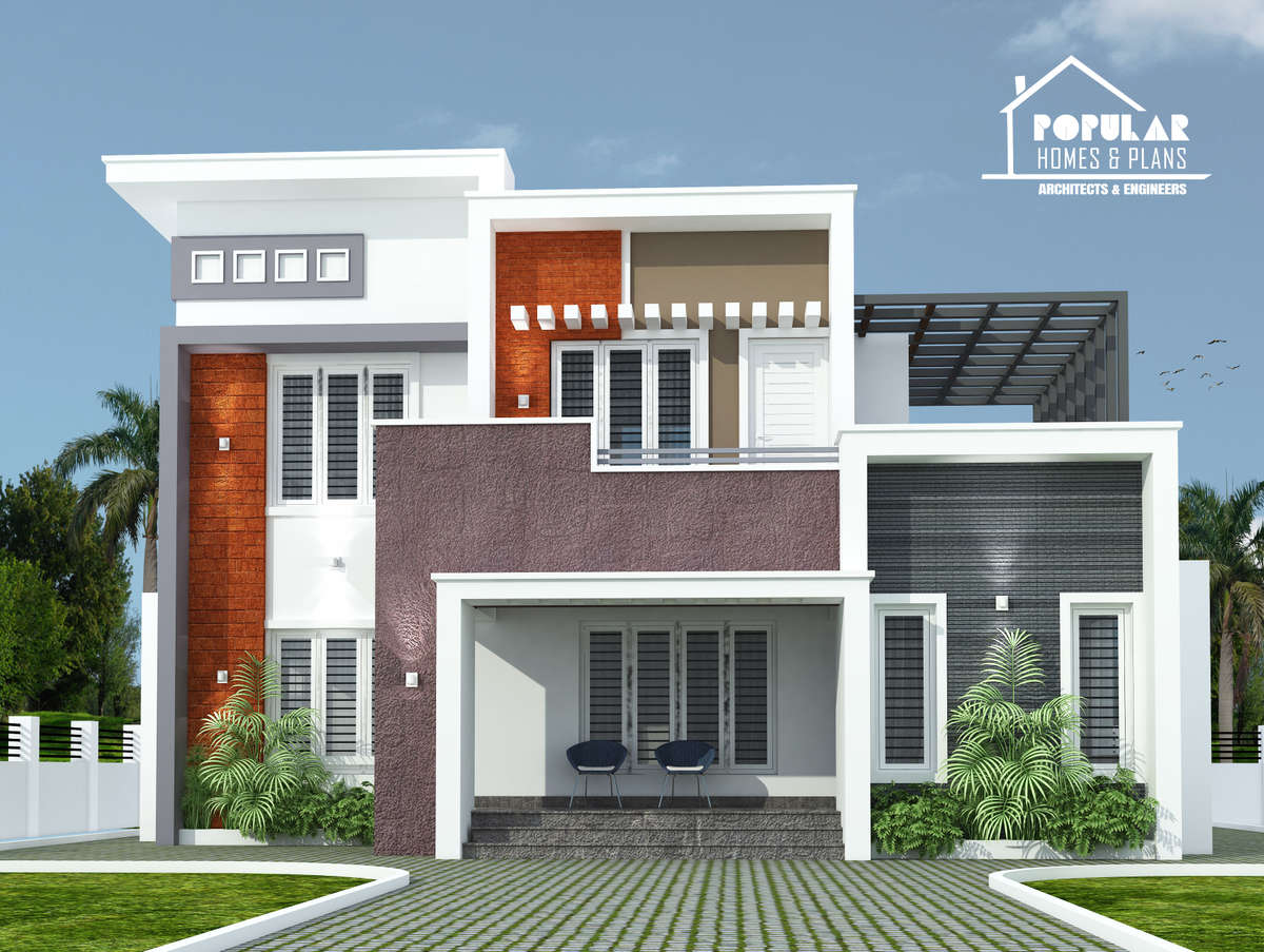 Exterior Designs by Civil Engineer Homes And Plans, Ernakulam | Kolo