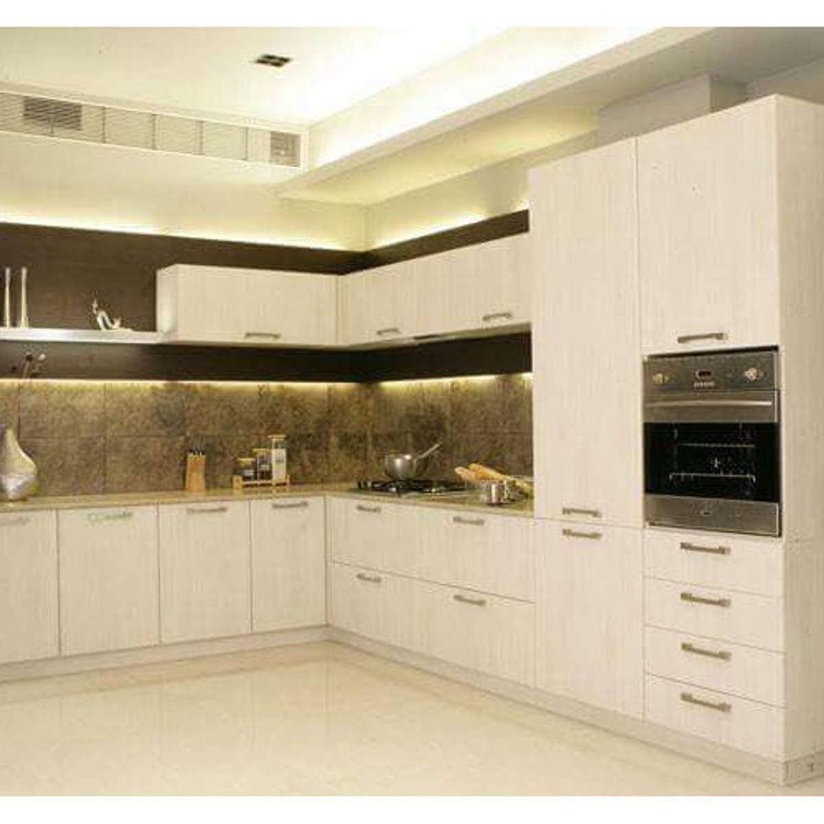 Kitchen, Window, Storage Designs by Architect DEEPU S KIRAN, Ernakulam ...