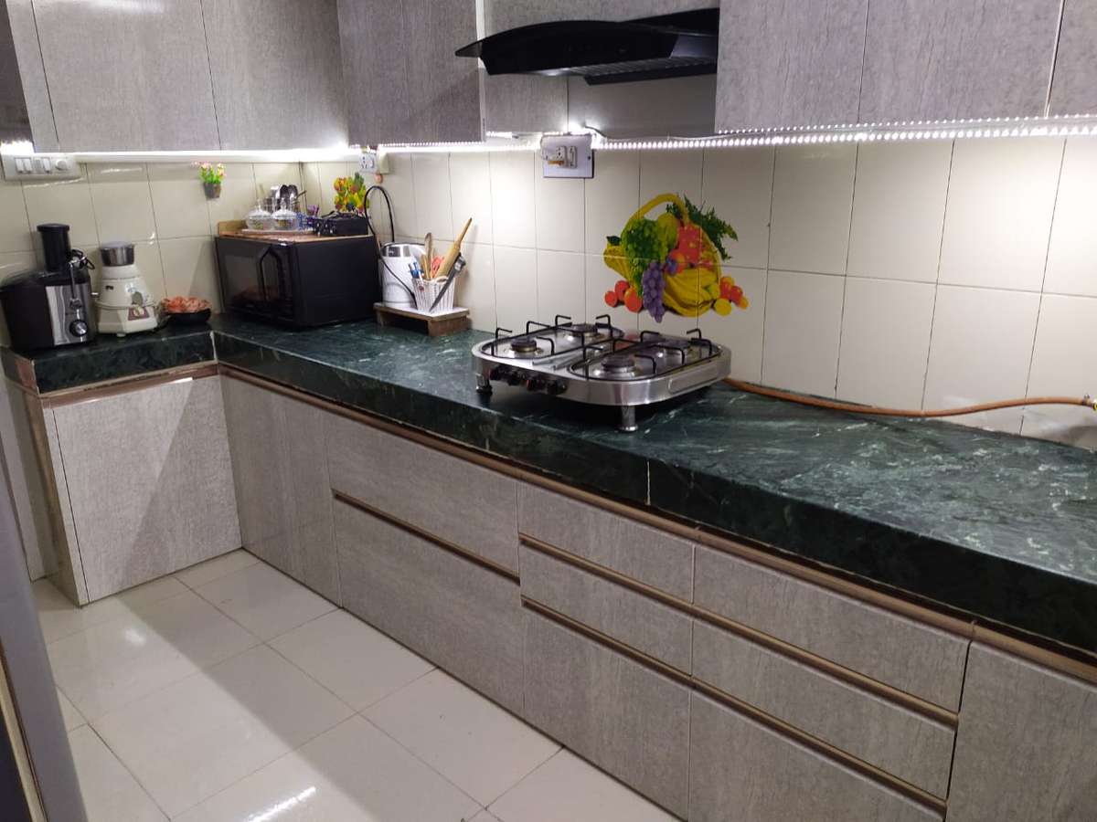 Kitchen, Storage Designs by Carpenter Puran Verma, Indore | Kolo
