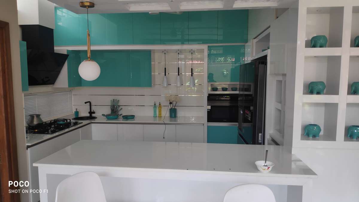 Kitchen, Storage Designs by Flooring Make homes Floorings, Kozhikode | Kolo