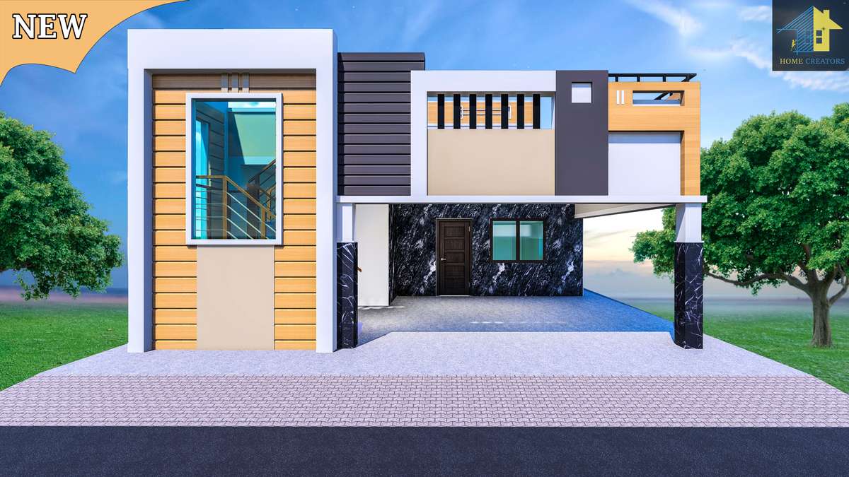 Exterior Designs by Civil Engineer Umesh Chouhan, Indore | Kolo