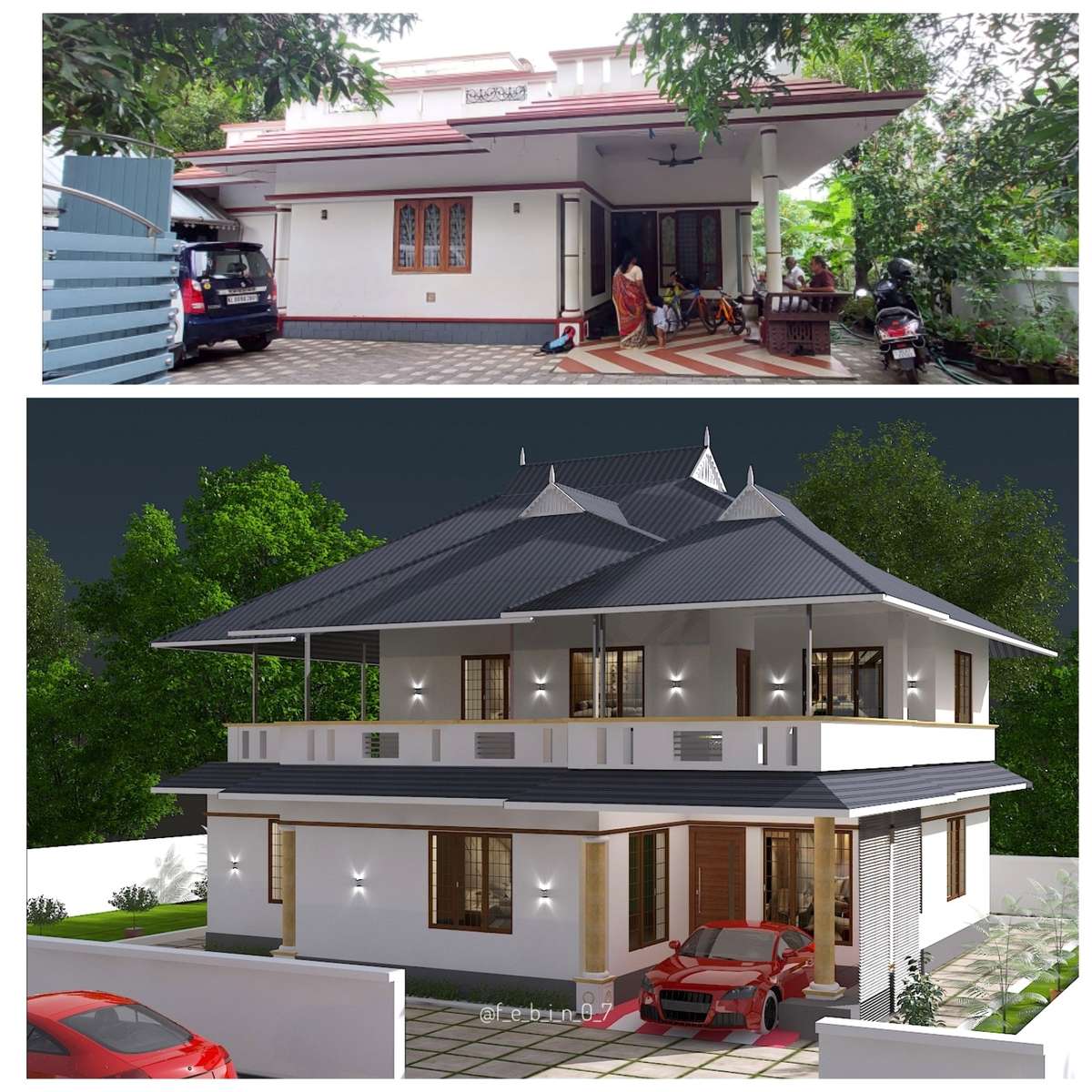 Exterior Designs by 3D & CAD Febin Thomas, Thrissur | Kolo