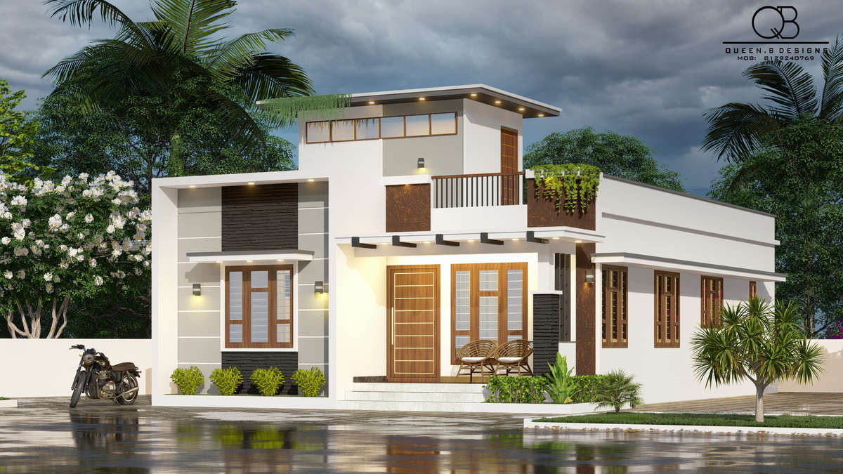 Exterior Designs by 3D & CAD QueenB Designs, Thrissur | Kolo