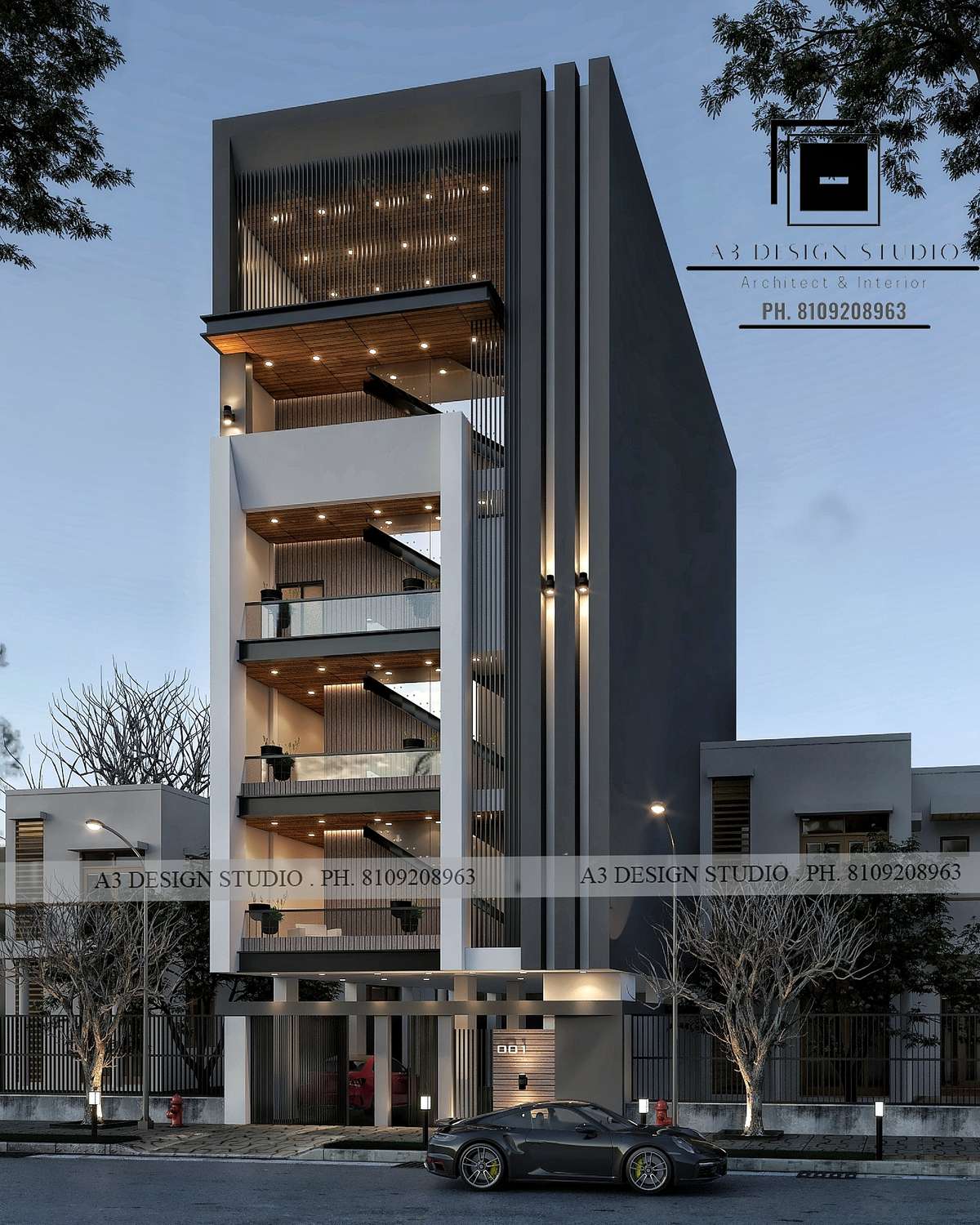 Exterior Designs by Architect A3 DESIGN STUDIO, Indore | Kolo