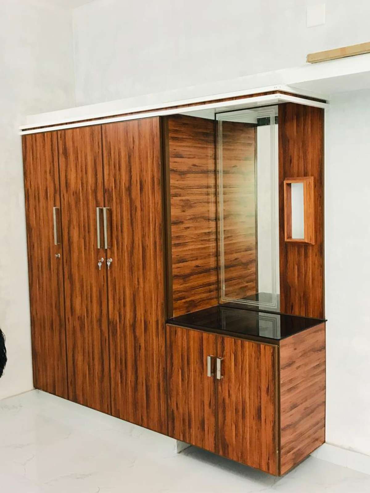 Prayer Room, Storage Designs by Interior Designer DeZainTech Interior ...