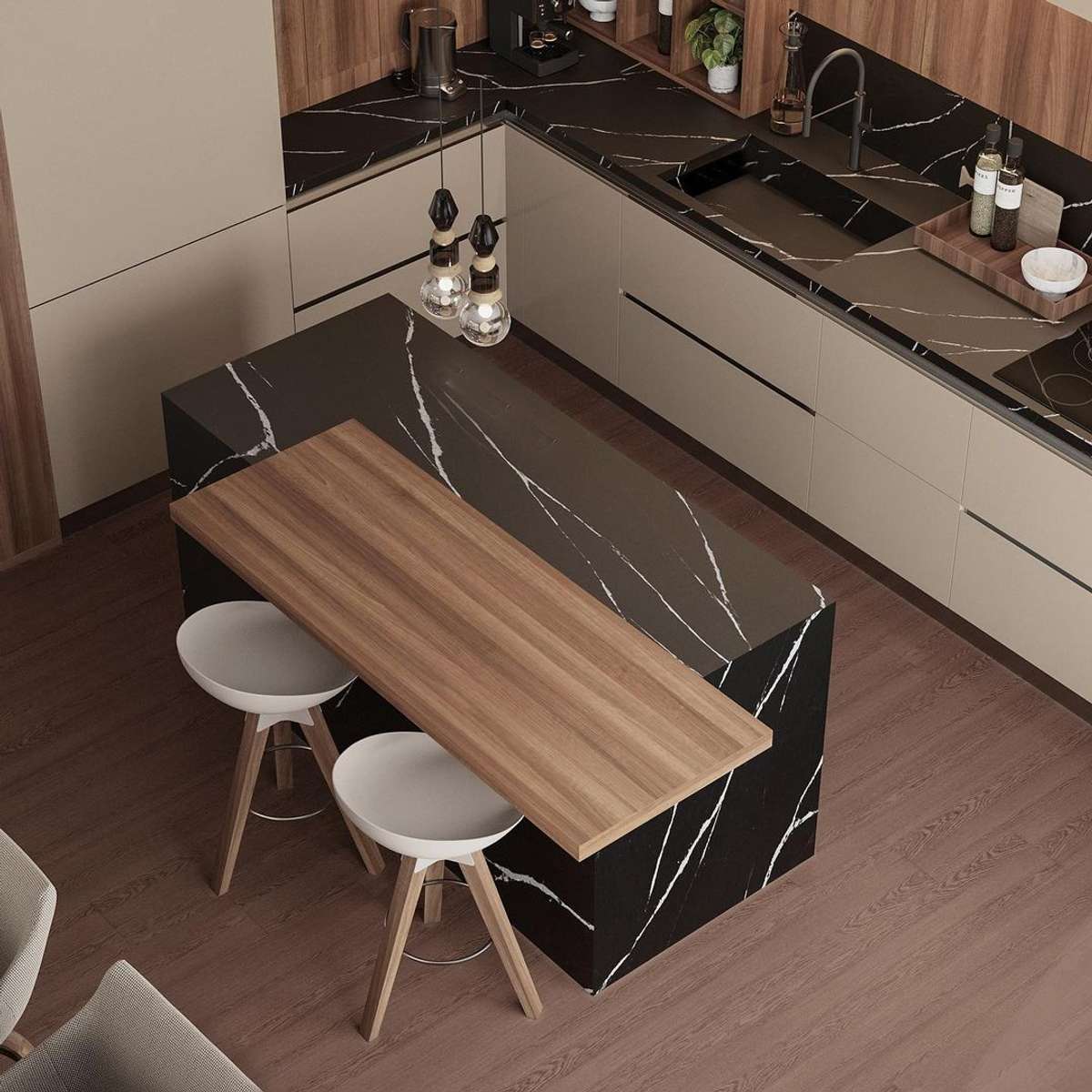 Kitchen, Storage, Table, Furniture Designs by Interior Designer T M Ali ...