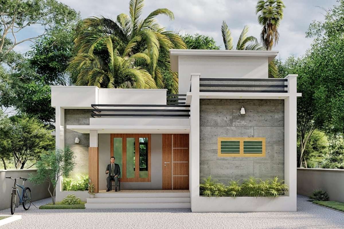 Exterior Designs by Civil Engineer Ragesh P R, Palakkad | Kolo