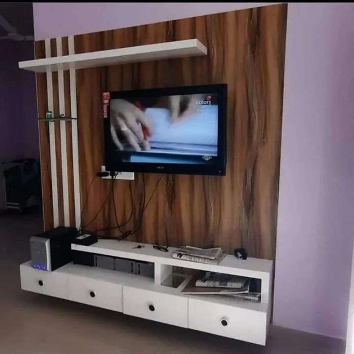 Living, Storage Designs by Contractor Faheem Saifi, Ghaziabad | Kolo