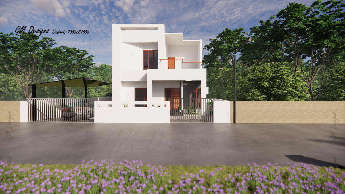Exterior Designs by 3D & CAD Manu J K, Thiruvananthapuram | Kolo
