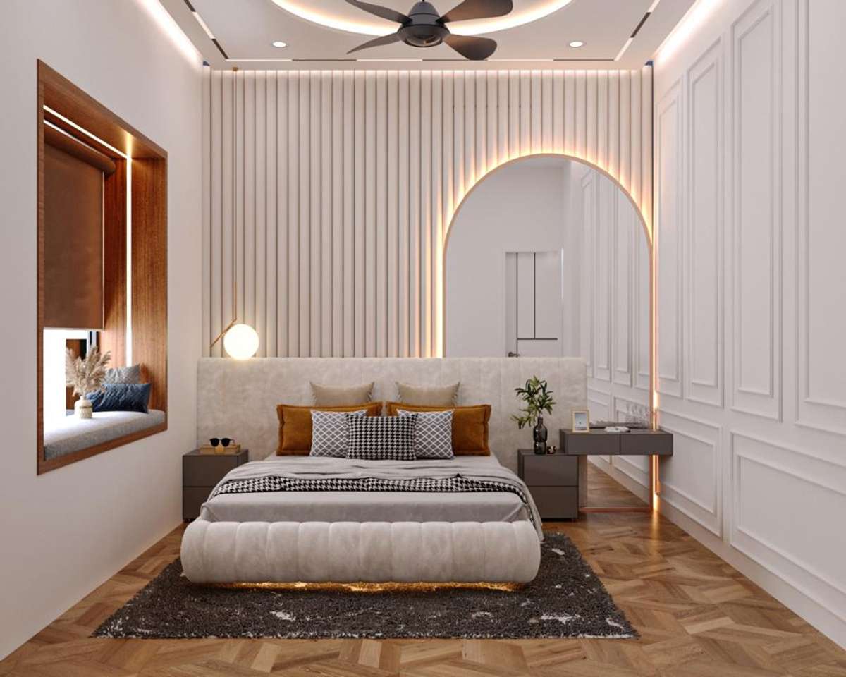 Furniture, Lighting, Storage, Bedroom Designs by Carpenter Arjun Borasi ...