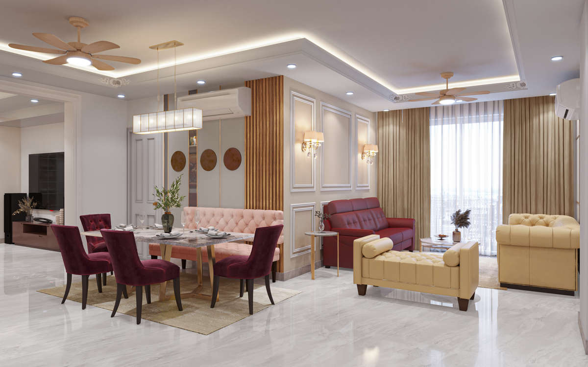 Furniture, Living, Table, Ceiling, Lighting Designs by Architect ...