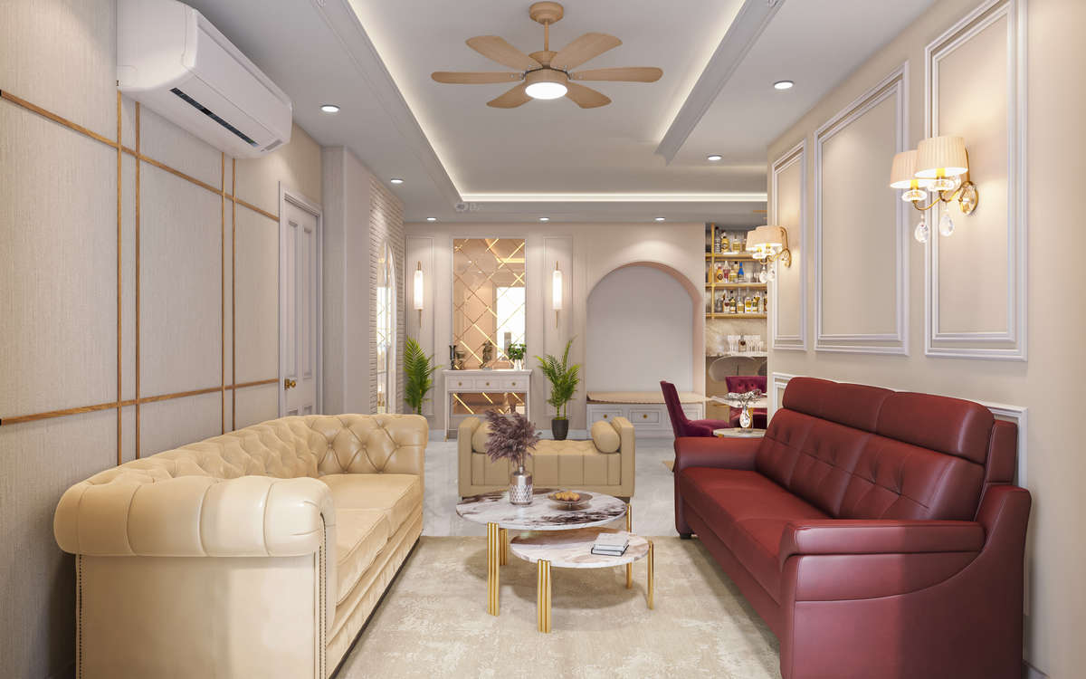 Furniture, Living, Table, Ceiling, Lighting Designs by Architect ...