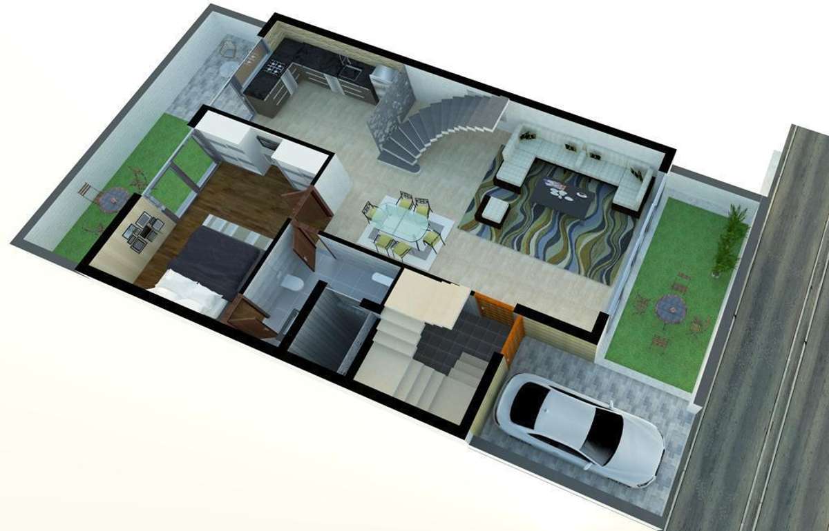 Plans Designs by Interior Designer Amit Kalsan, Ghaziabad | Kolo