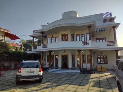 Exterior Designs by Contractor Incotech interiors constructions, Kollam | Kolo